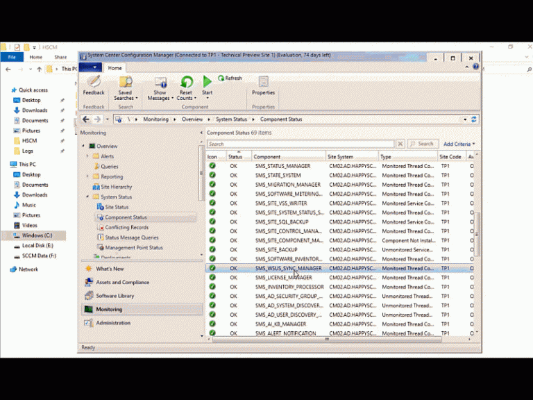 SCCM Component Manager | HappySCCM